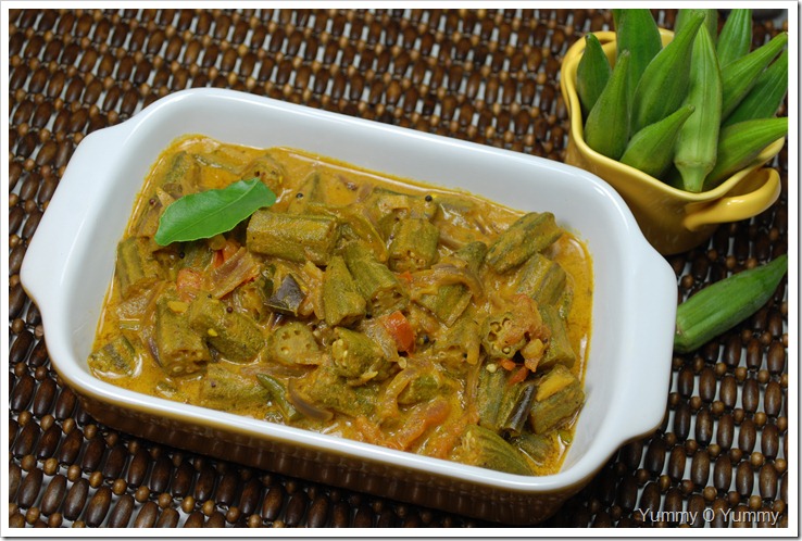 Vendakka Mappas / Okra Stew | Yummy O Yummy
